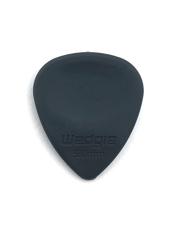 Wedgie Rubber Guitar Picks | 5.0 mm | Hard | Dark Grey | 3 | Reverb