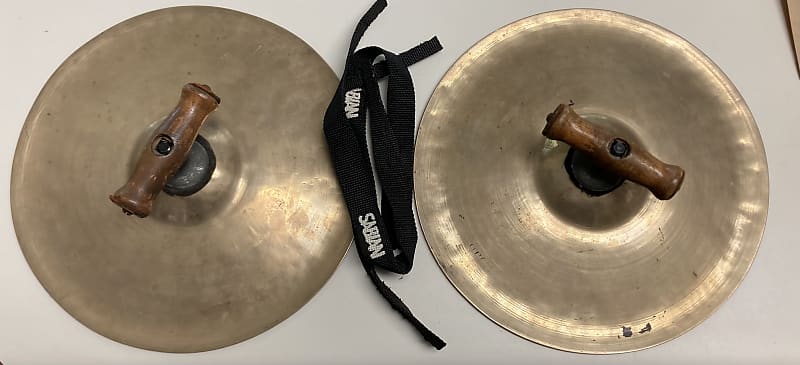 Unknown 12” Clash Cymbal Set 1930s-1940s? - B20 Bronze | Reverb