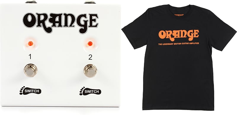 Orange FS-2 Dual Function Footswitch Bundle with Orange | Reverb