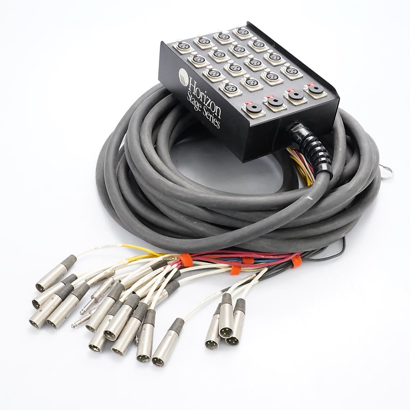 Horizon Stage Series Stage Box 16 Input 4 Return 50' Snake | Reverb
