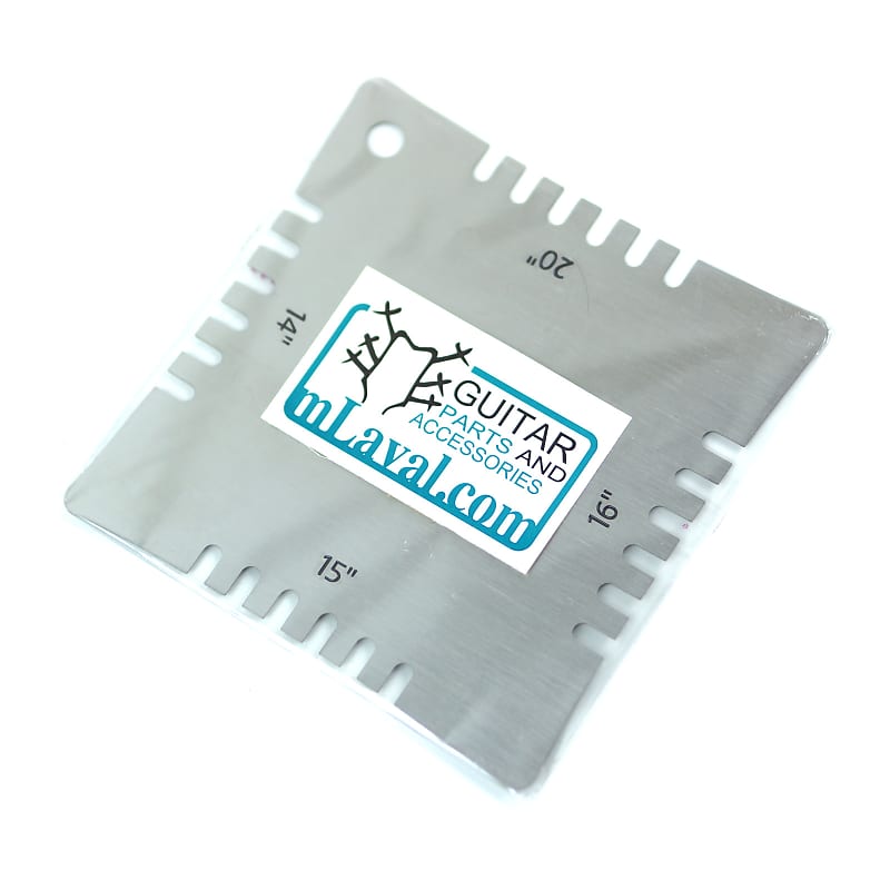 Notched Guitar Radius Gauge for Measuring Fingerboard Nut | Reverb