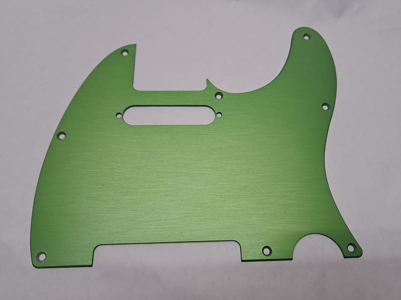 Venom Green Anodized Aluminum Tele Pickguard Fits Fender | Reverb