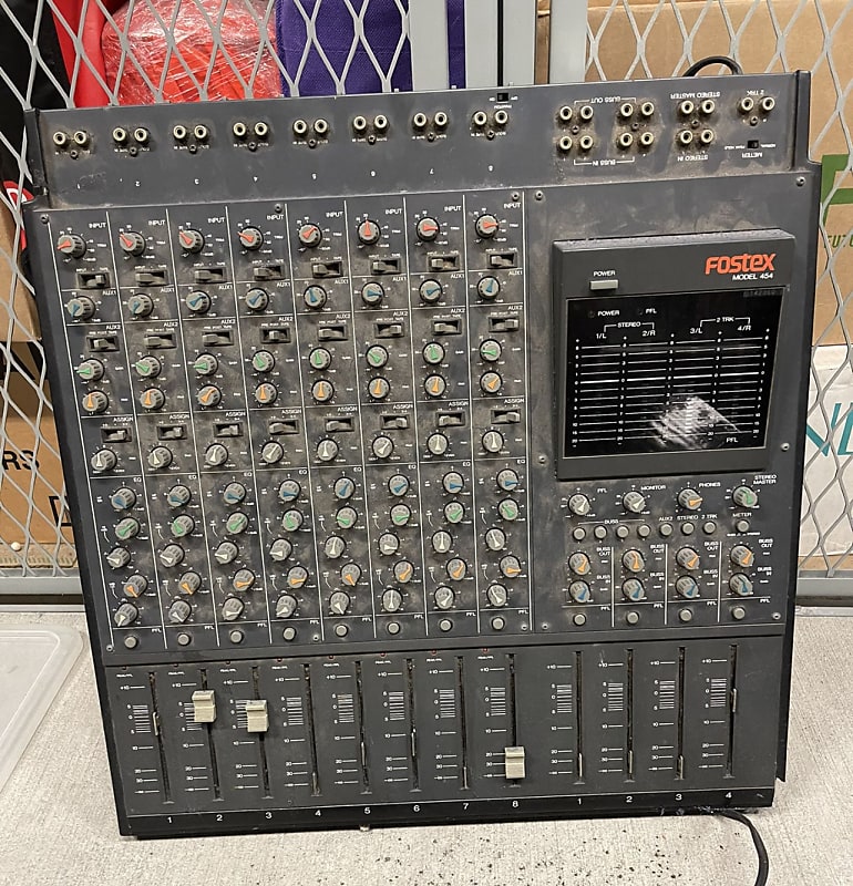 Fostex Model 454 90s Analog Mixer | Reverb