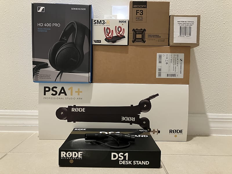 Sennheiser MKH 416, Zoom F3, Rode Stand, ORCA Bags Bundle | Reverb