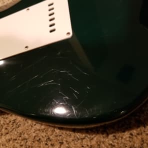 Fender Squier Stratocaster Body British Racing Green | Reverb
