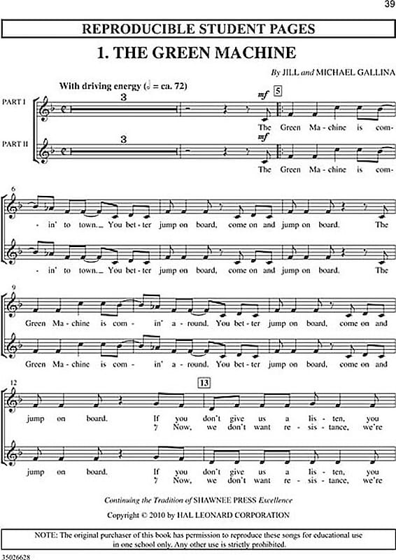 The Green Machine Team - A Mini-Musical to Recycle, | Reverb