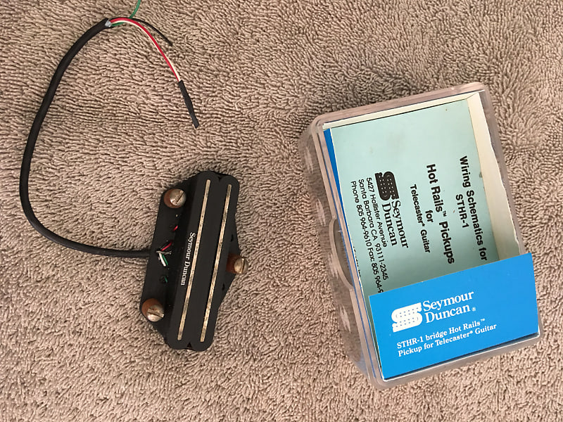 Seymour Duncan Telecaster Hot Rails Bridge Pickup | Reverb