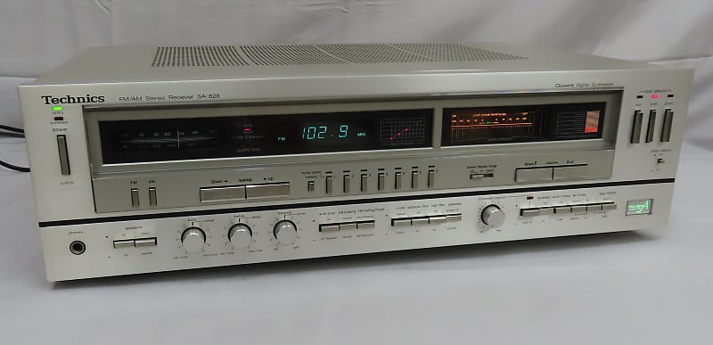 Vintage Technics SA-828 Stereo Receiver - 100 Watts Per | Reverb