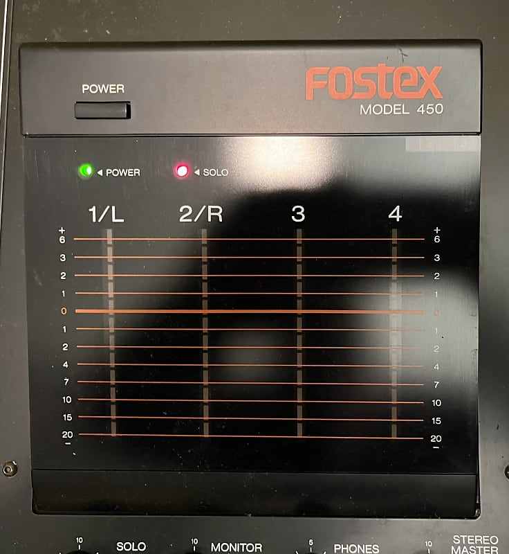 FOSTEX 450 - 8 Channel Mixing Console / Mixer 1988 | Reverb
