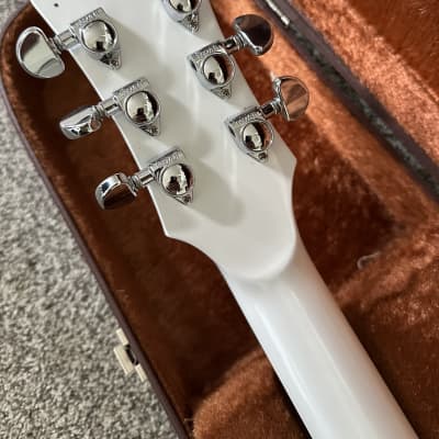Lawsuit SG Warmoth Diamondback - Pearl white ultra rare open | Reverb