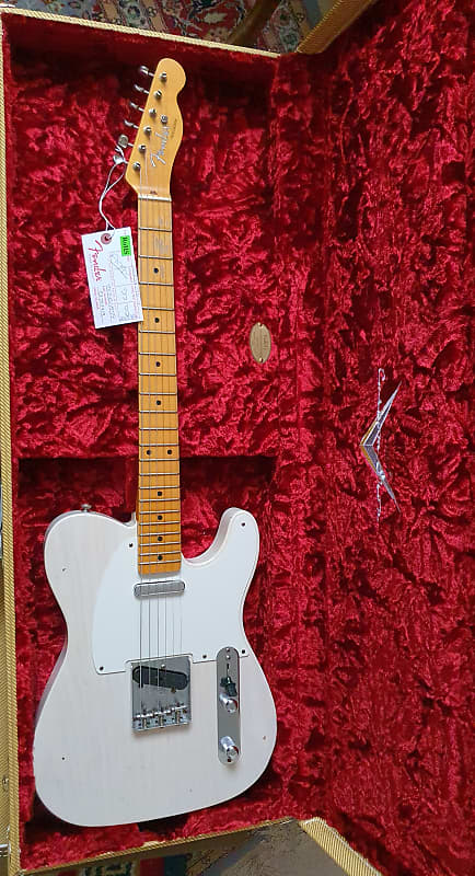 Fender Custom Shop '56 Telecaster Journeyman Relic 2019 White | Reverb