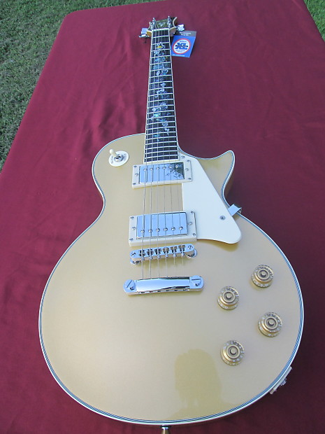 Jay Turser JT220D Gold Top Serpent Les Paul 2013 Goldtop/Gold | Reverb
