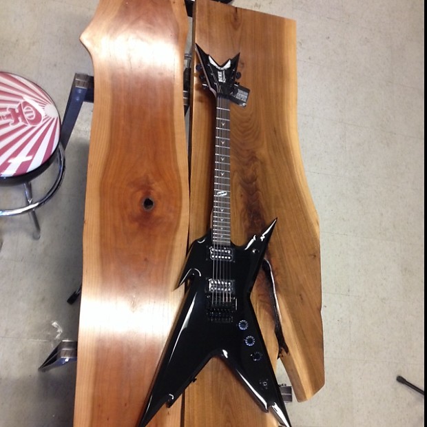 Dean Razorback Dimebag Floyd W/ Case Gloss Black | Reverb