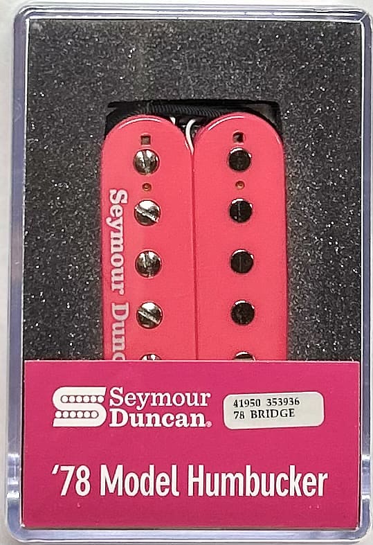 Seymour Duncan '78 Model Bridge Humbucker - Neon Pink | Reverb
