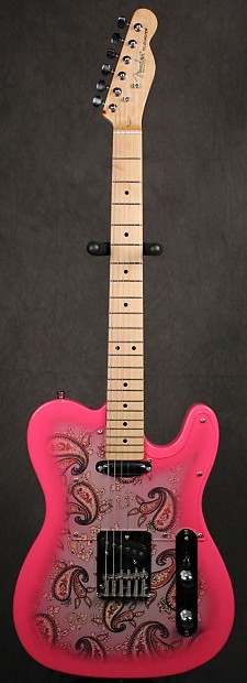 FAKE Telecaster Pink Paisley COPY | Reverb