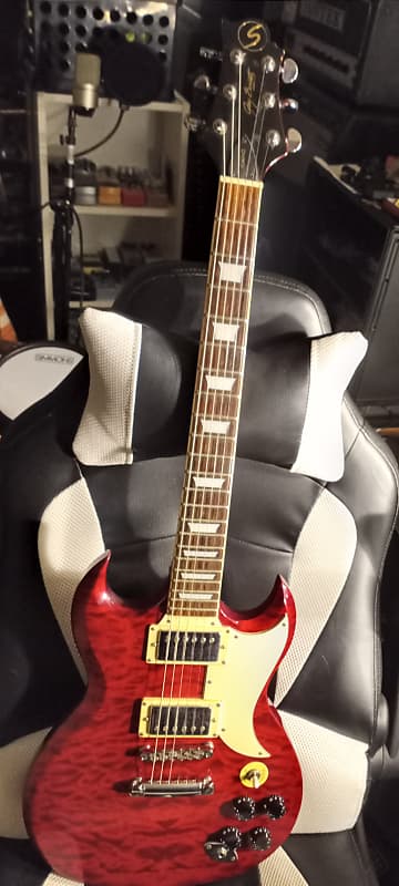 Samick Greg Bennett Torino TR-2 Transparent Red | Reverb