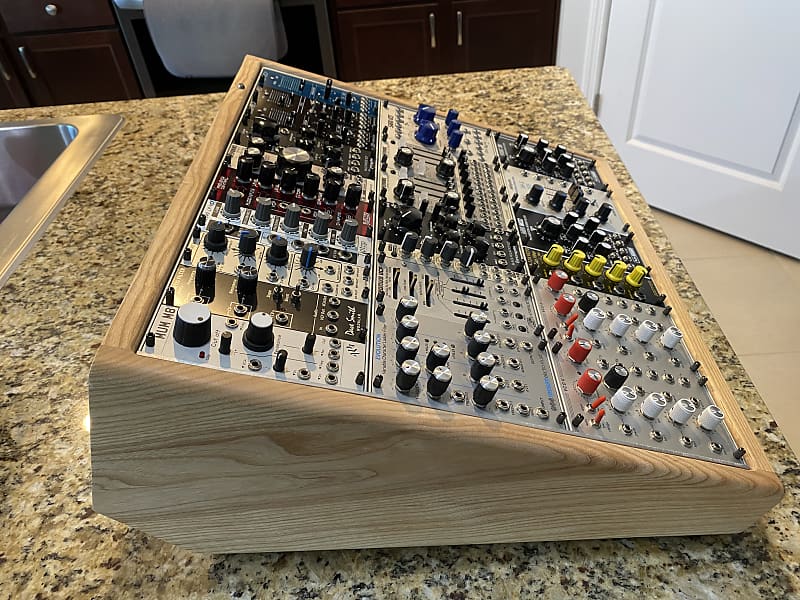 Custom Ash wood Eurorack case 9U-84 HP | Reverb UK