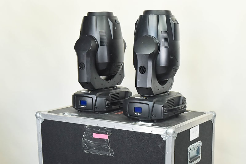 Martin MAC Axiom Hybrid Wash/Beam Moving Light Pair w/ Road | Reverb