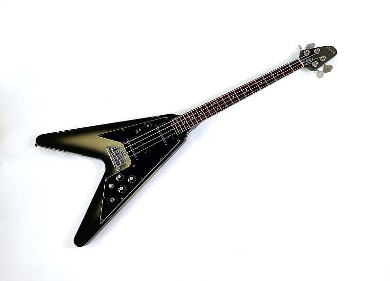Gibson Flying V Bass 1981 Silverburst | Reverb