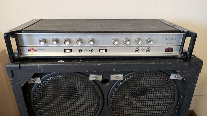 Vintage SS H&H Professional Power Amplifier IC100-S guitar | Reverb