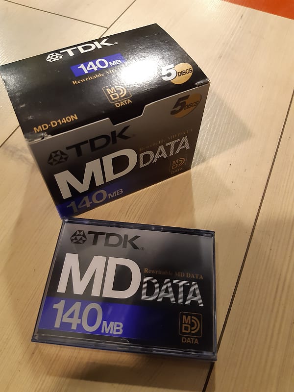 TDK Rewritable Minidisc MD Data 4/8 Tracks. Bulk containing | Reverb
