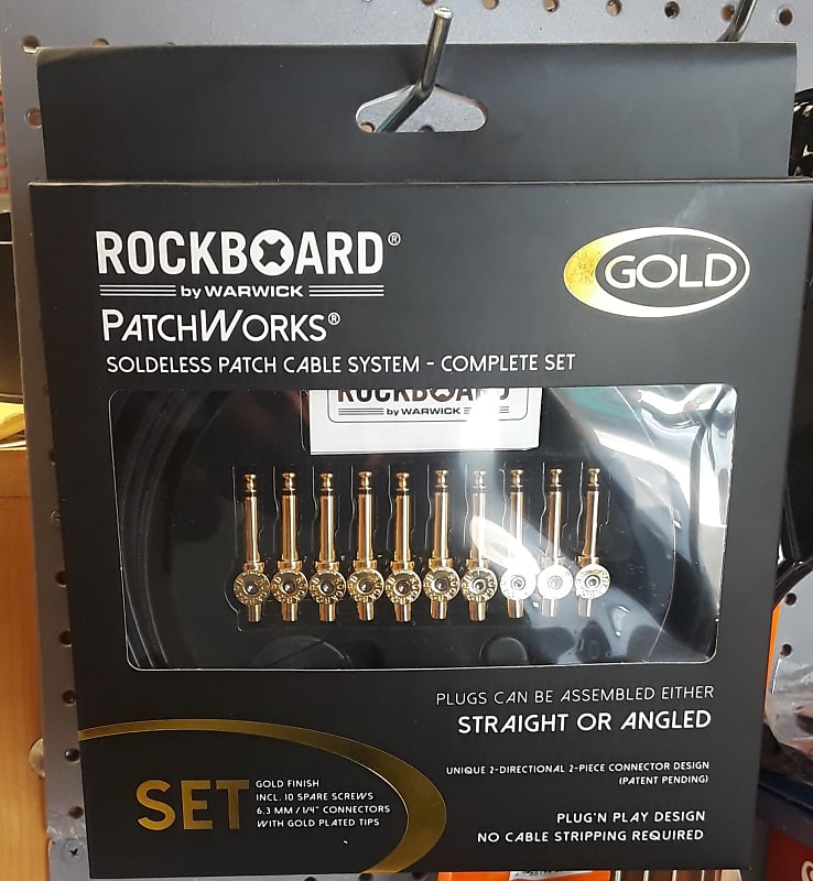 Rockboard Patchworks Gold 2019 Custom patch cable system | Reverb
