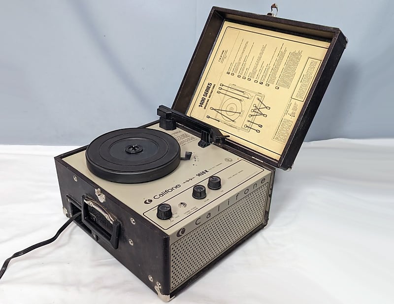 1970s Vintage Califone 1430K Portable Phonograph - Record | Reverb