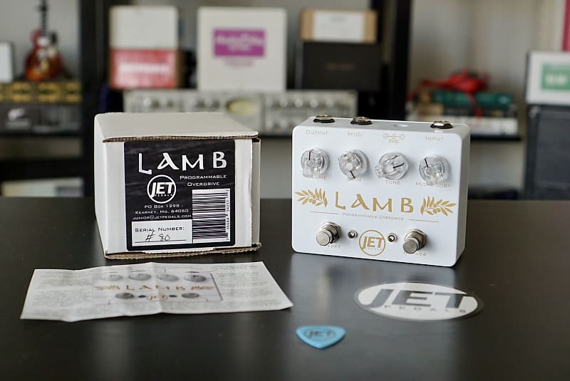 Jet Pedals Lamb Programmable Overdrive - White | Reverb