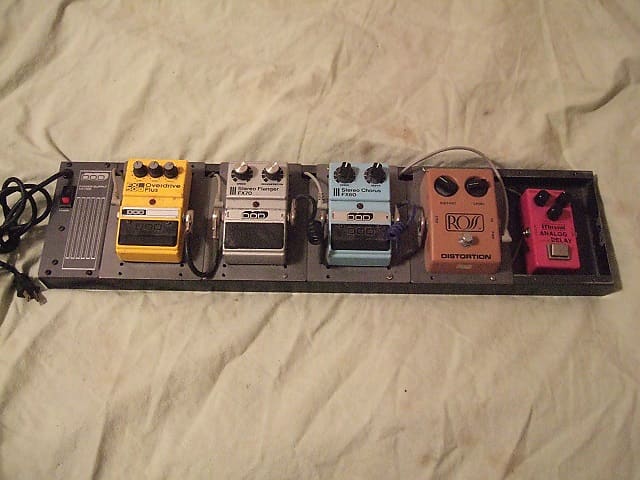 DOD Pedal Board w Pedals FX-100 1980's | Reverb