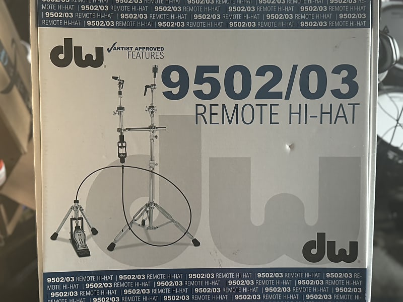 DW 9502 Remote High Hat with 2 & (bonus) 8 foot Cables 2024 - | Reverb