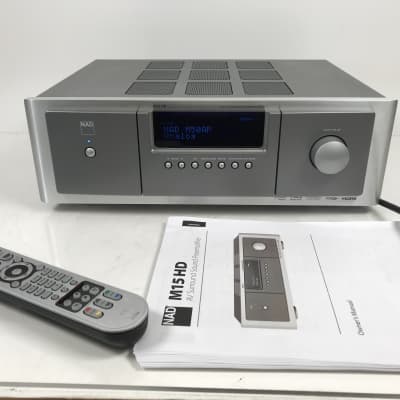 NAD M15 HD 7.1 Channel Home Theater Processor; Silver | Reverb UK