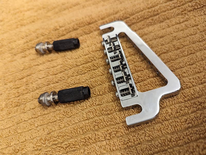 Hipshot Baby Grand Bridge - Chrome | Reverb