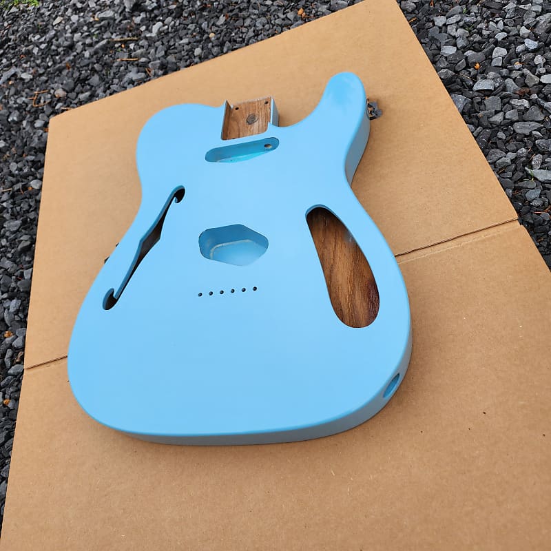 Brio 69 Telecaster Thinline SS Roasted Ash Body | Reverb Deutschland