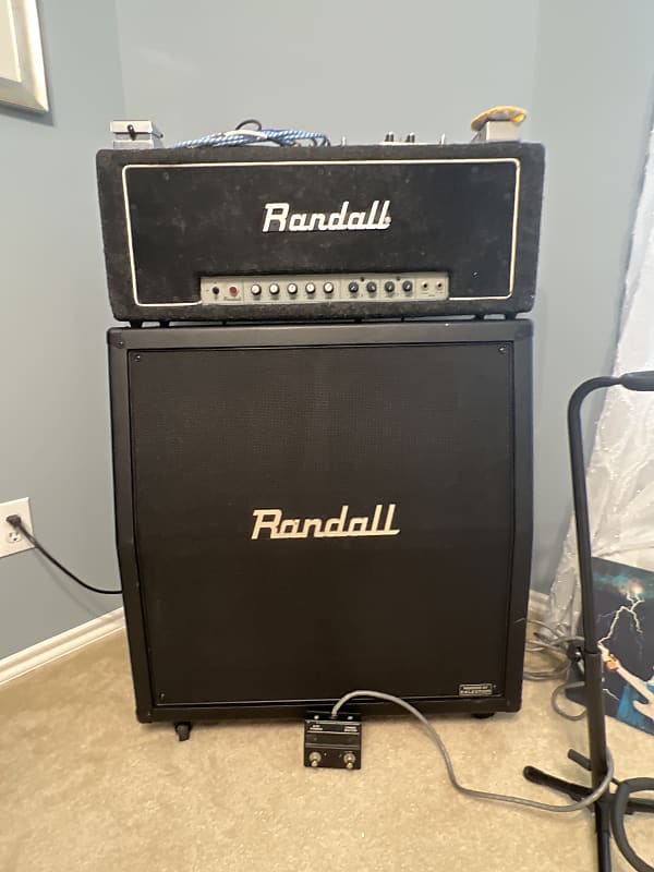 Randall RG100 1989 - Carpet w/ V30 Loaded Cab | Reverb