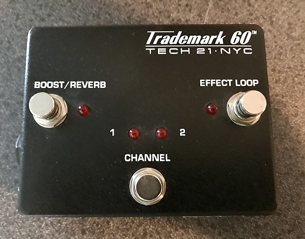 Tech 21 NYC Trademark 60 guitar amp foot switch | Reverb