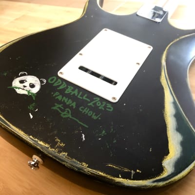 “Panda Chow” Custom Hand-Painted 90’s Ibanez RX-240 | Reverb