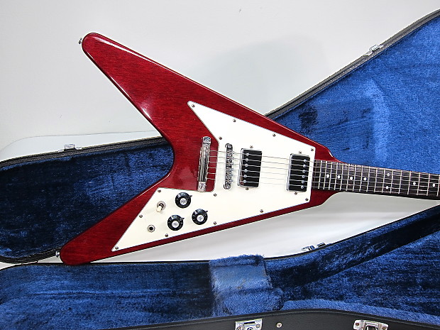 Vintage I978 Ibanez Flying V By Greco Japan Near Mint Cherry | Reverb
