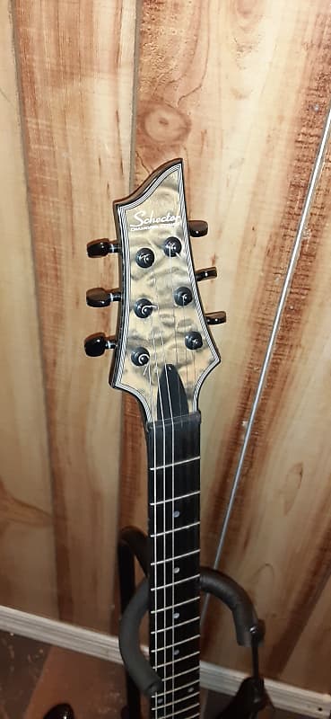 Schecter C-1 Snow Leopard 6 String Electric Guitar | Reverb