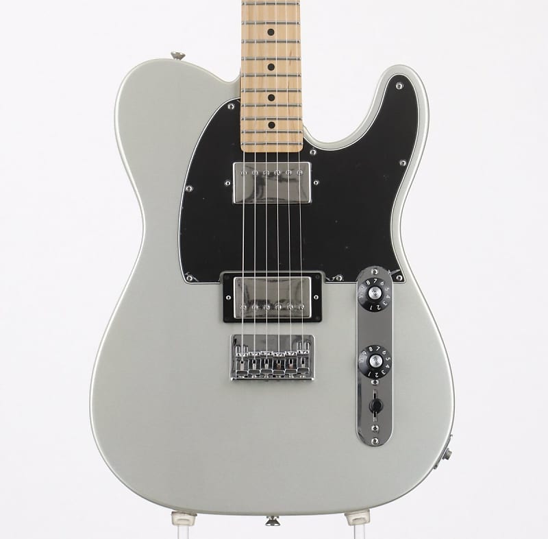 Fender Mexico Blacktop Telecaster HH Silver [SN MX10143574] | Reverb