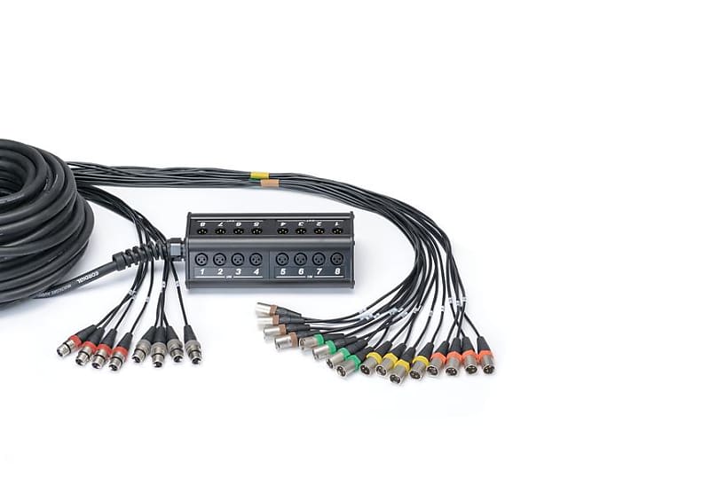 Cordial Cables 16-Channel Multi-Pair Snake w/ Stage Box | Reverb