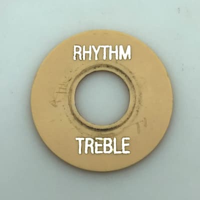 Gibson Les Paul Toggle Switch Washer Poker Chip 2000’s+ Creme | Reverb