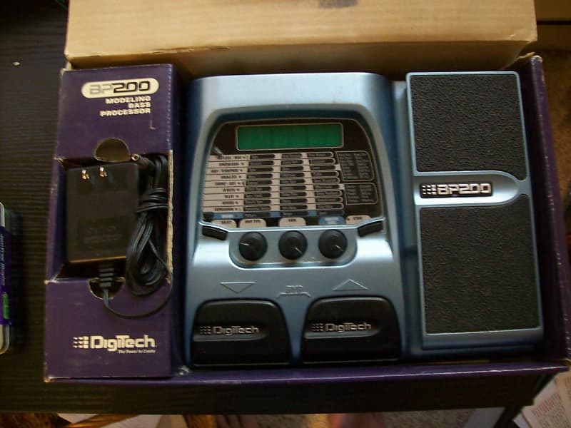 DigiTech BP200 Modeling Bass Processor Pedal Complete | Reverb