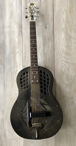 Regal RC-58TT tricone resonater "Texas Tea" finish Schatten | Reverb