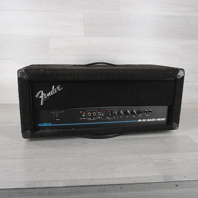 Fender M-80 Chorus 160-watt Bass Amplifier Head | Reverb