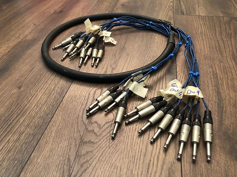 2M long 12 Way Jack Loom with 24 Neutrik NP2C Series TS | Reverb