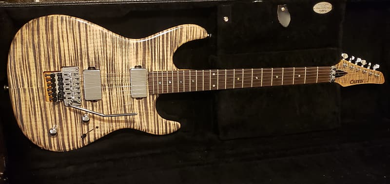 Carvin USA pre-Kiesel C66 Flame Maple Top Floyd Rose | Reverb