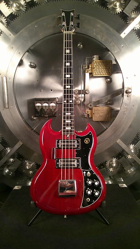 Kay K-2B Short Scale Bass Guitar 1970s - Red w/ Gig Bag | Reverb