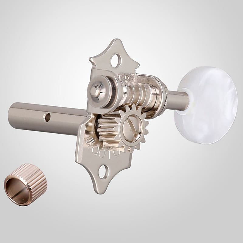 NEW Gotoh SEP700-P5W Open-Gear Slot Head Keys Scalloped Pearl | Reverb