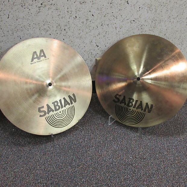 Sabian-14" AA Rock Hi Hats | Reverb