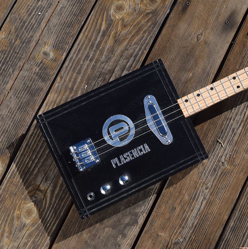 Cigar box guitar, 3 string electric guitar, handmade cbg | Reverb